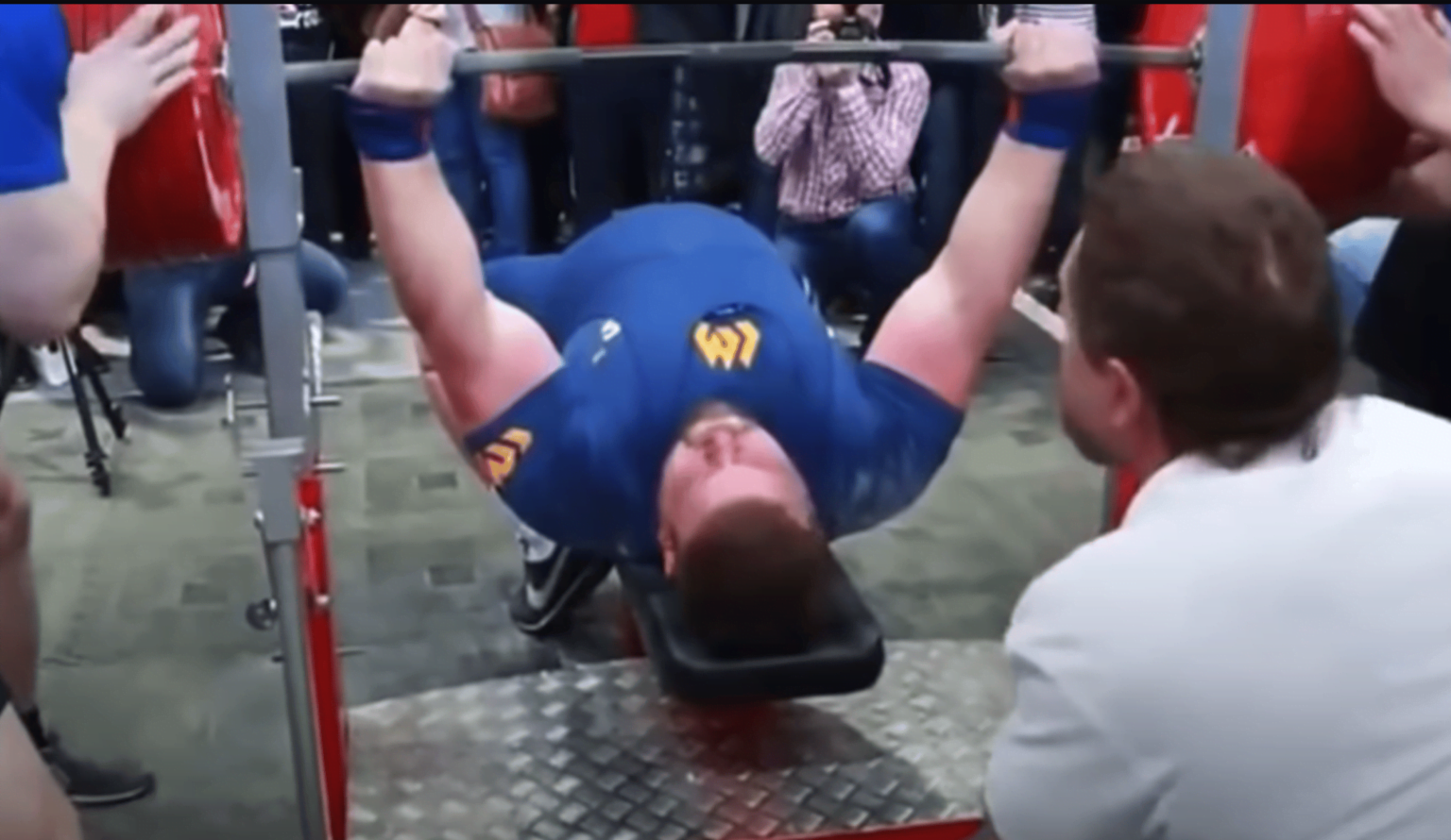 World Record Bench Press 💪 Athlete, Weight and Date.